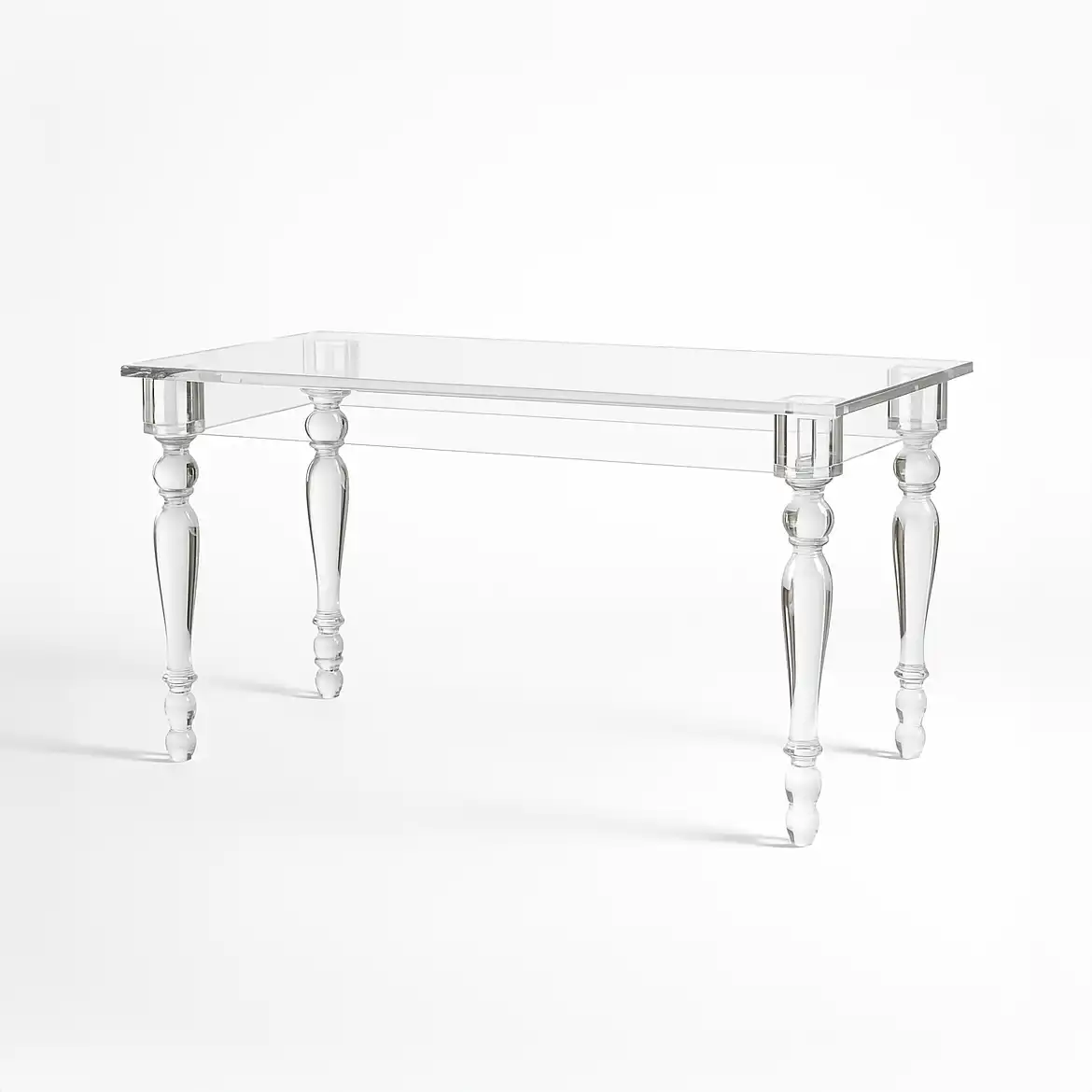 Clear Acrylic Conversation Table — Lounge Event L | Premium Furniture ...