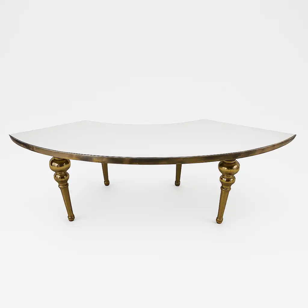 Gold Serpentine Table Section - White Top — Lounge Event L | Premium ...